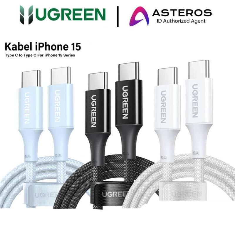 Jual Ugreen Kabel Data iPhone 16 15 Pro Max Samsung iPad MacBook Type C ...