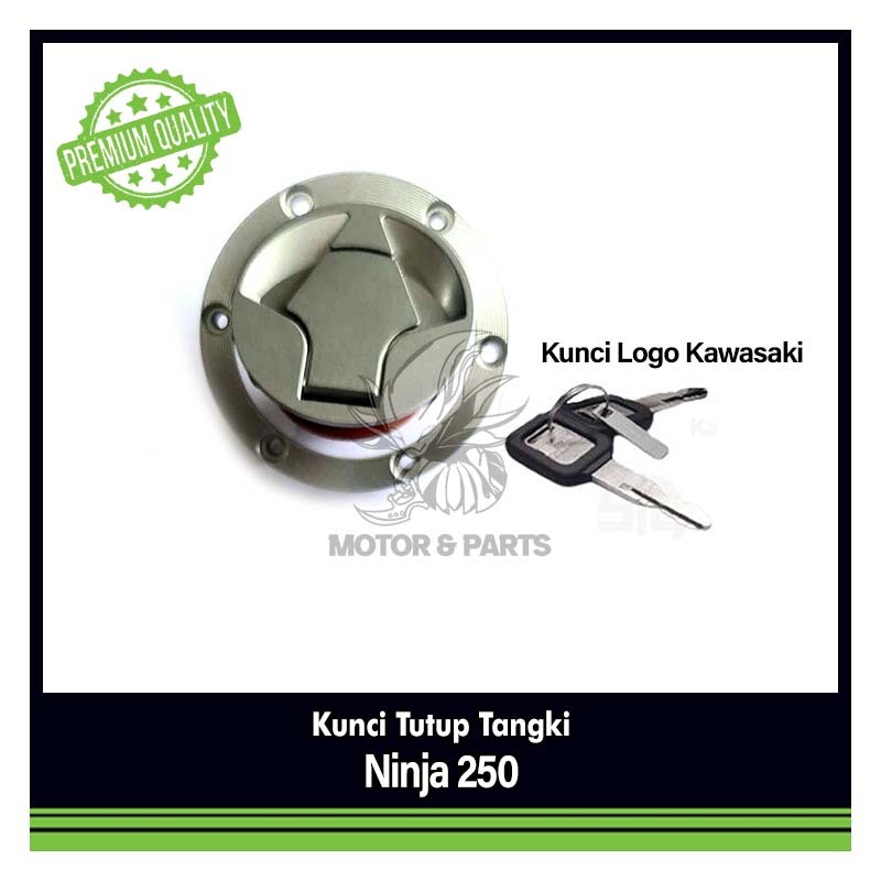 Jual Tutup Tangki Only Kawasaki Ninja 250 Karbu Fi Injection OEM | Shopee Indonesia