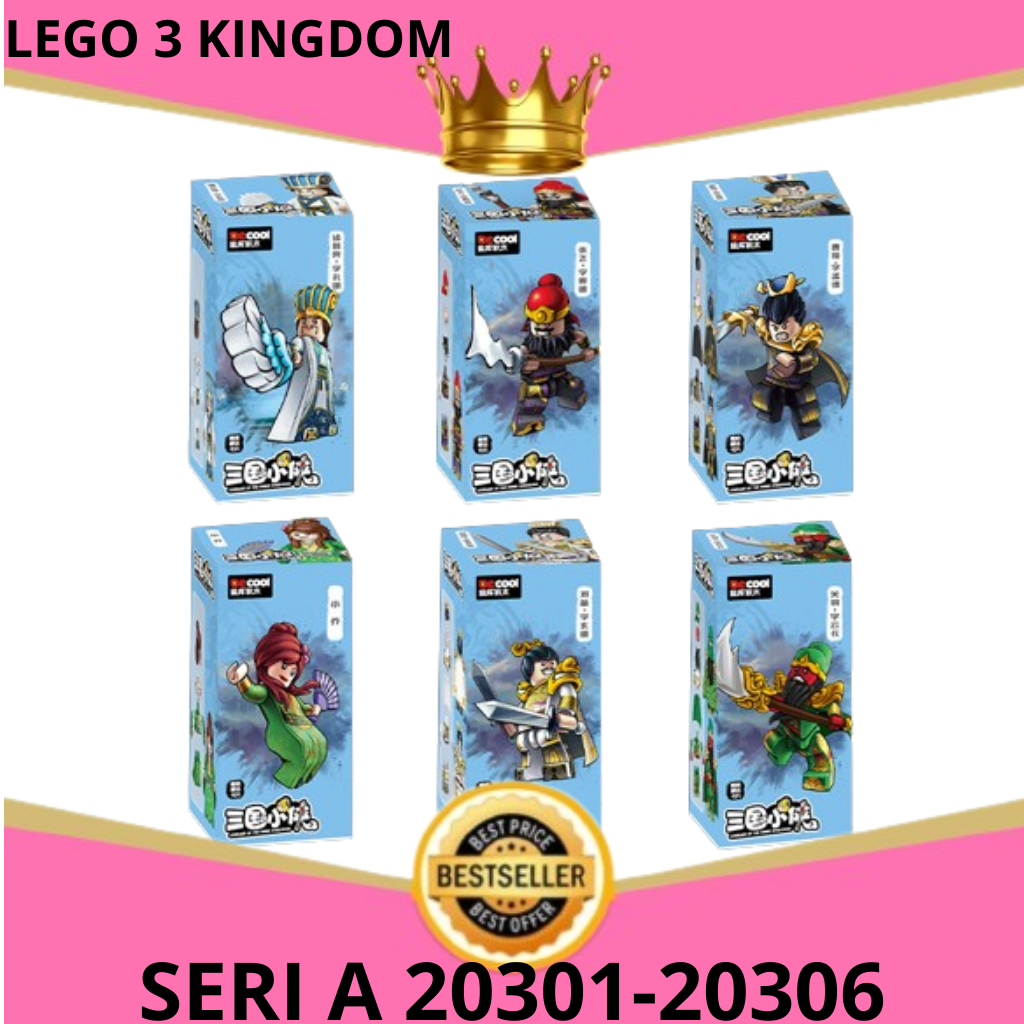 Jual LEGO THREE KINGDOM SAMKOK 3 RAJA ZHUGE LIANG ZHANG FEI CAO CAO ...