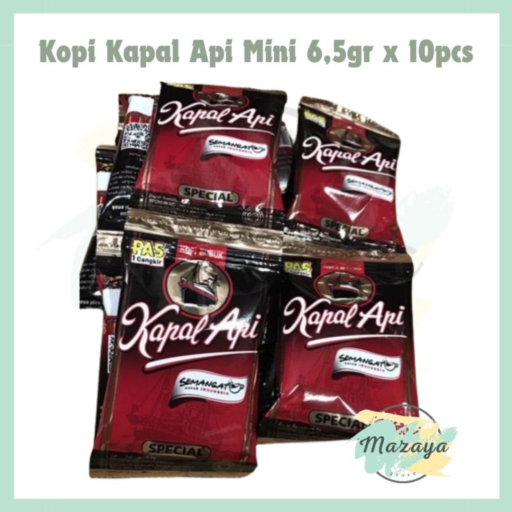 Jual KOPI KAPAL API SPECIAL SACHET 6GR 1 RENCENG ISI 10 BUNGKUS ...
