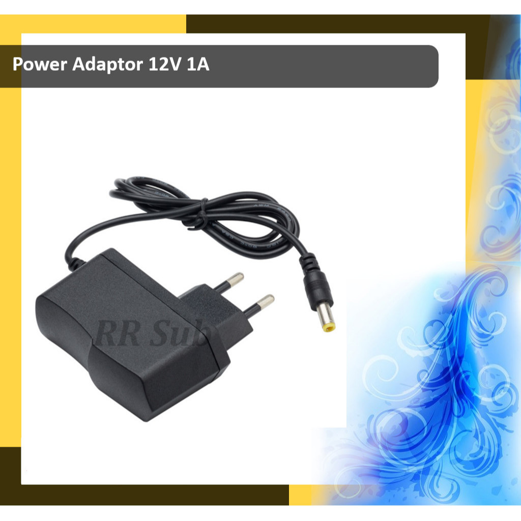 Jual Power Adaptor 12V 1A/1 Ampere untuk CCTV/Router/HTB/Lampu LED ...