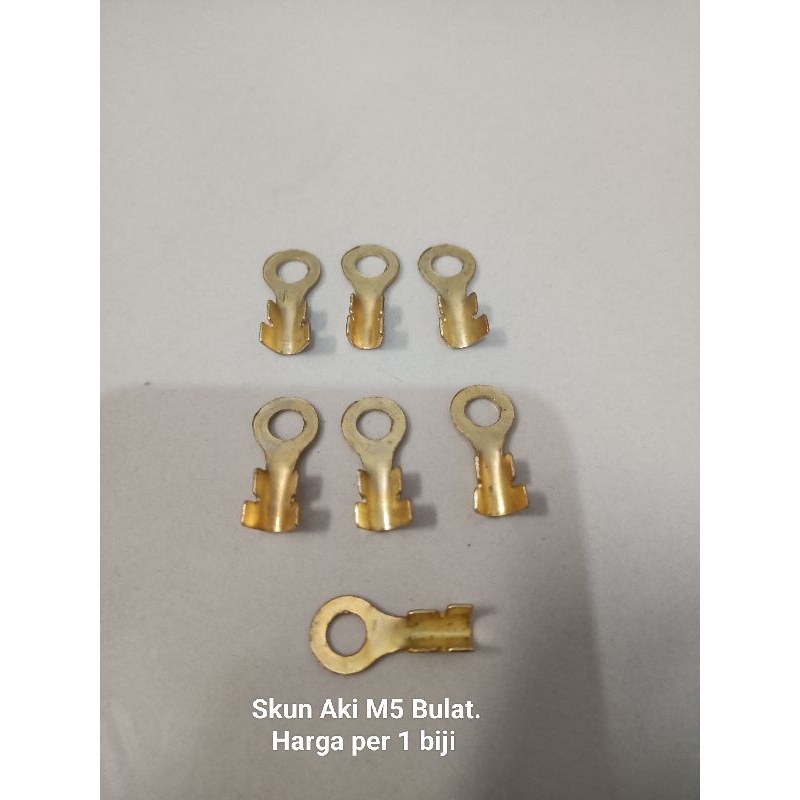Jual Skun Aki bulat M5 / Terminal aki /Skun kabel / Terminal kabel ...