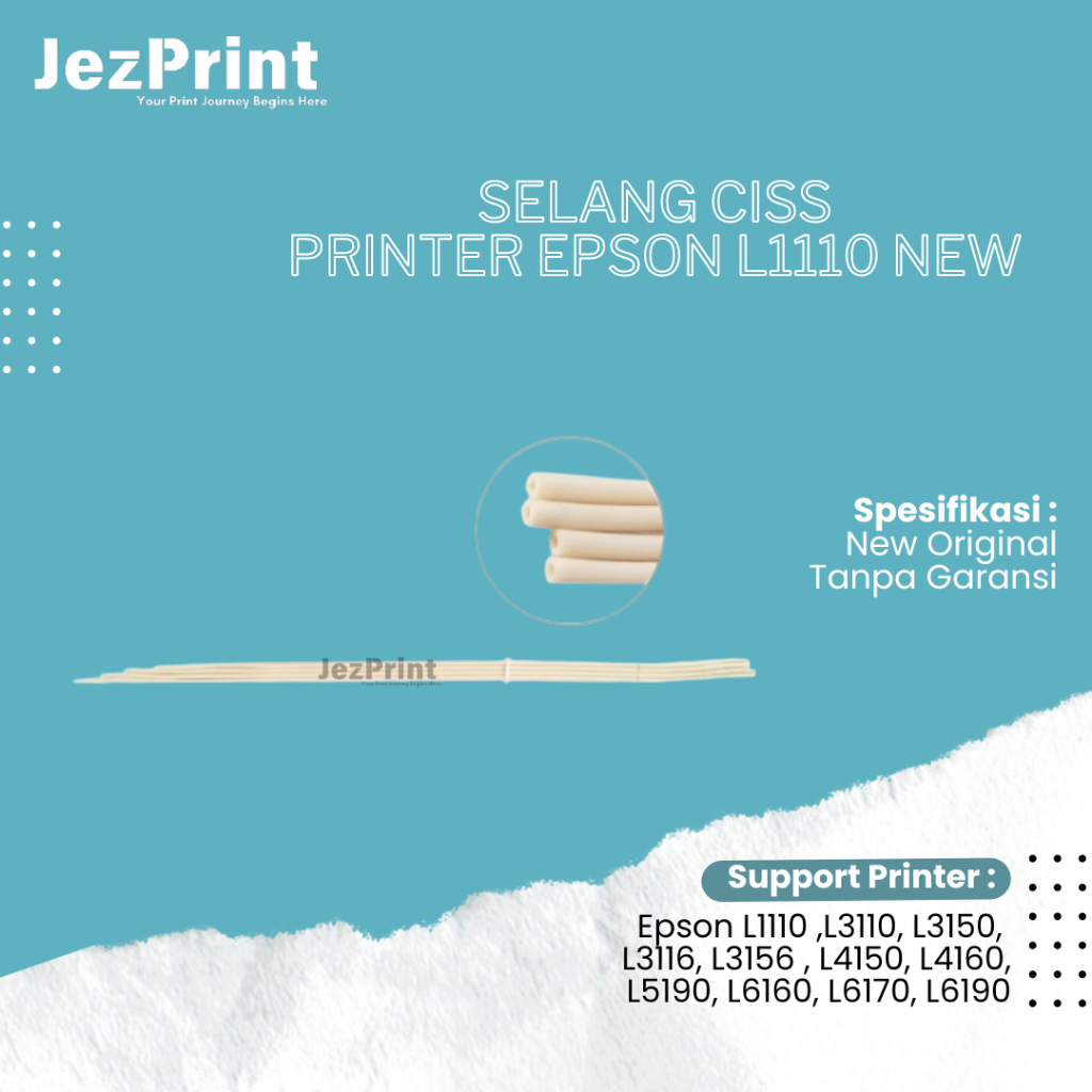 Jual Selang CISS Printer Epson L1110 L3210 L3100 L3101 L3110 Selang ...