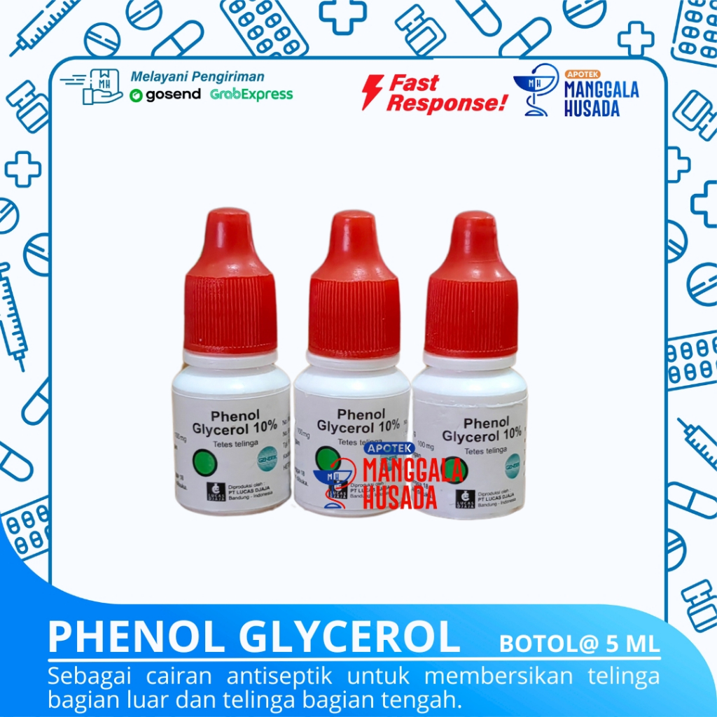 Jual PHENOL GLYCEROL TETES TELINGA @ 5 ML | Shopee Indonesia