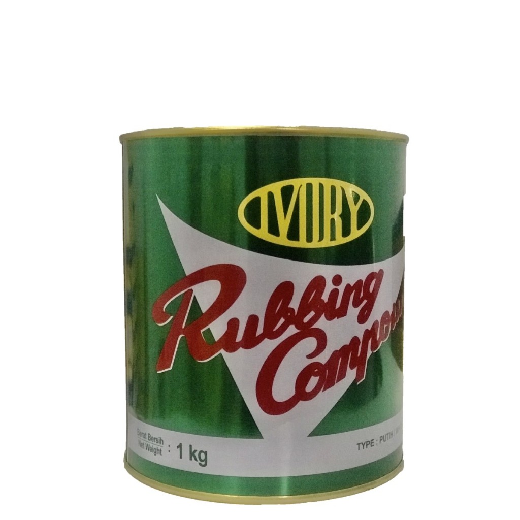 Jual Rubbing compound Ivory / Kompon Putih (halus) 1kg | Shopee Indonesia