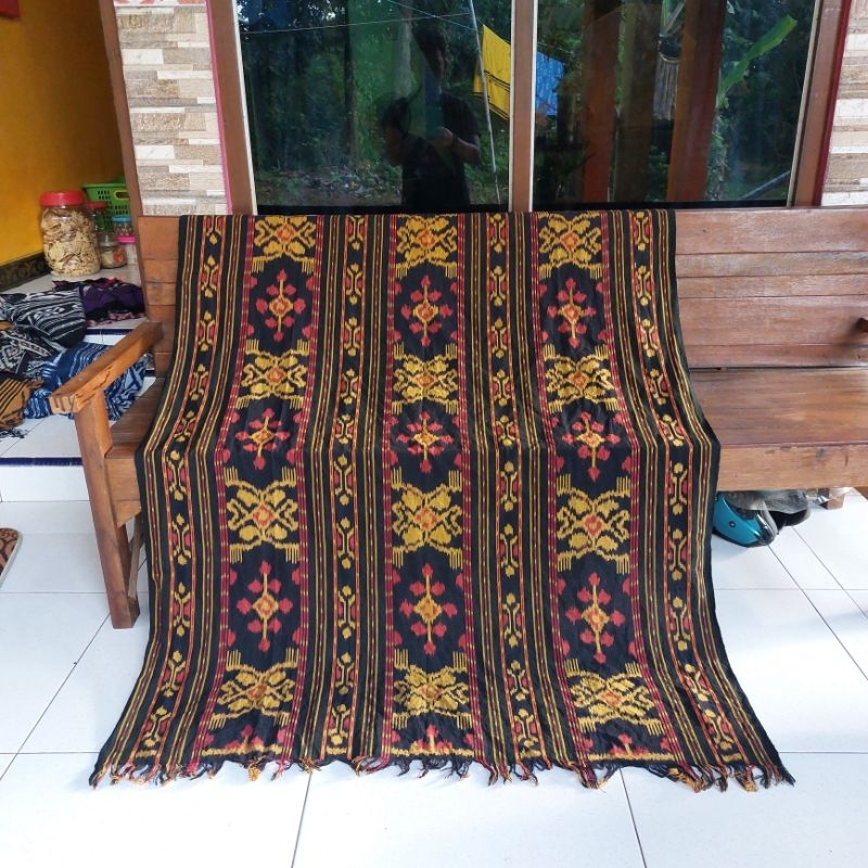 Jual Kain Tenun Blangket kombinasi warna gringsing antik | Shopee Indonesia