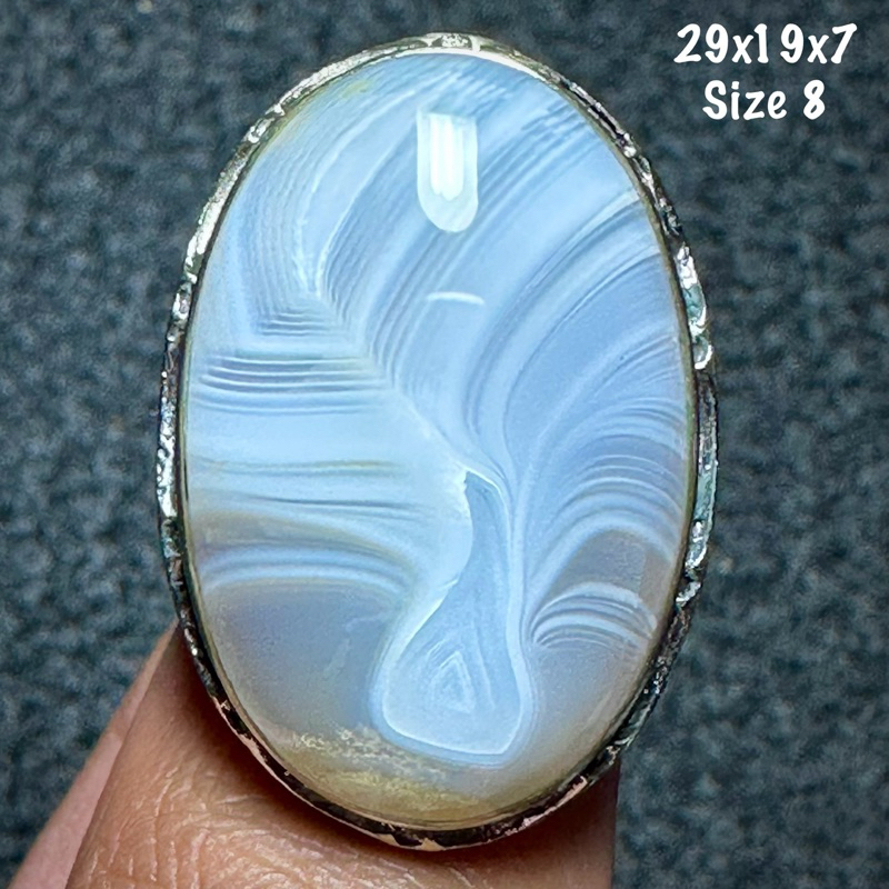 Jual Cincin Batu Akik Natural Sulaiman Merak لا Lam Alif Kristal (asli ...