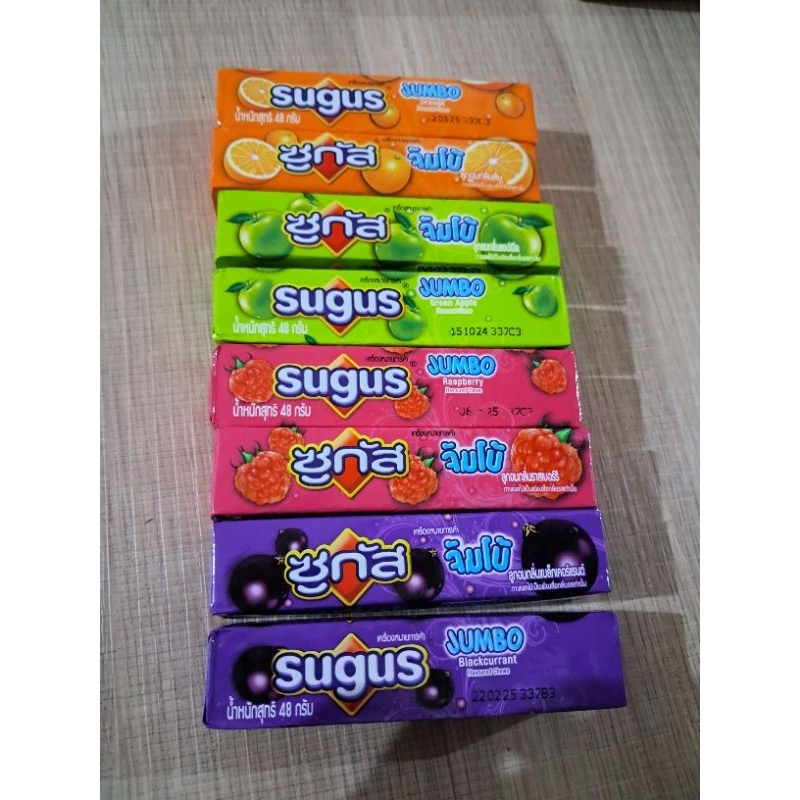 Jual New Sugus Jumbo Permen lunak 48gram chewy candy Sugus Thailand ...