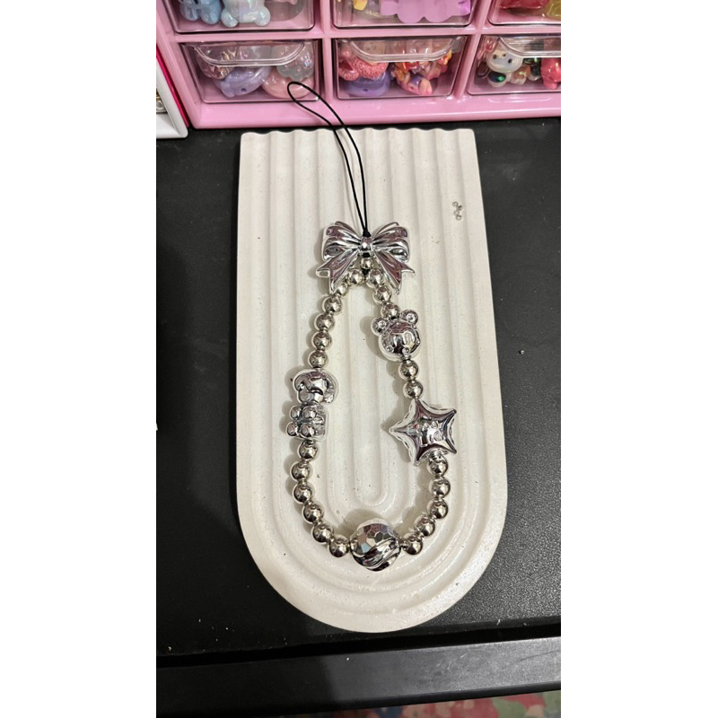 Jual STRAP HP LUXURY SILVER EDITION | Shopee Indonesia