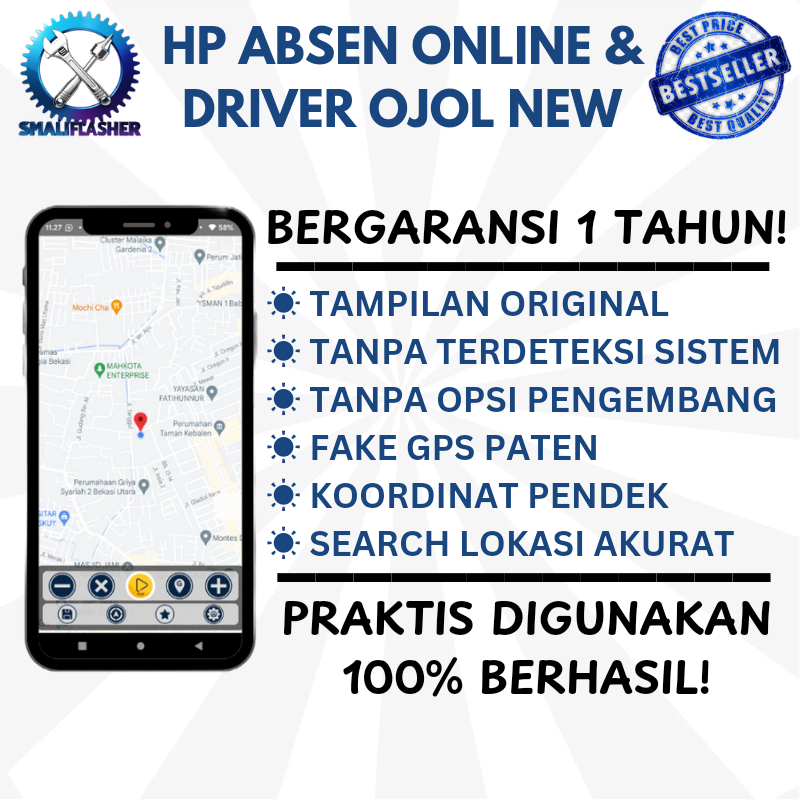 Jual HP ABSEN ONLINE DAN OJOL NEW FAKE GPS REALTIME 100% | Shopee Indonesia