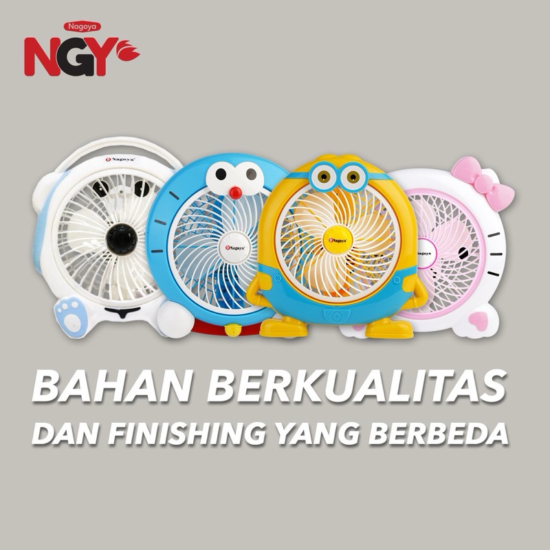 Jual INSTANT NG180 Kipas Angin Karakter NGY 10in Mini Box Fan 10inch ...