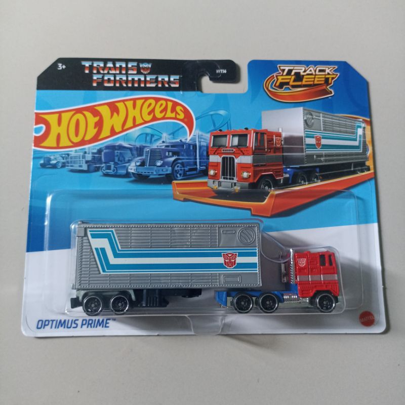 Jual Hot Wheels Track Fleet Transformers Optimus Prime | Shopee Indonesia