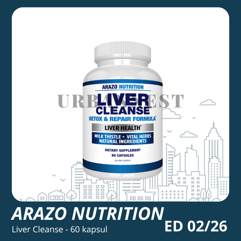 Jual Arazo Nutrition Liver Cleanse Detox Repair Formula 60 Kapsul milk ...