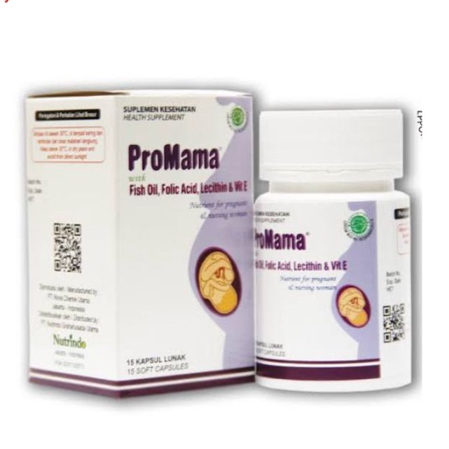 Jual Nutrindo Promama Botol 15 Kapsul - Vitamin Nutrisi Ibu Hamil | Shopee Indonesia