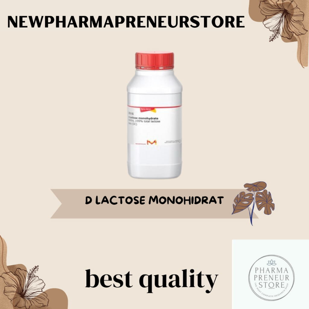 Jual D LACTOSE MONOHIDRAT PRO ANALISA MERCK KEMASAN 50 DAN 100 GRAM ...