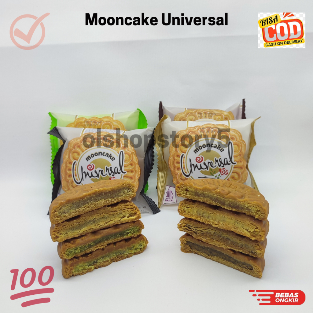Jual Mooncake Halal Kue Bulan Universal Enak Masa Aktif Di Jamin Lama | Shopee Indonesia