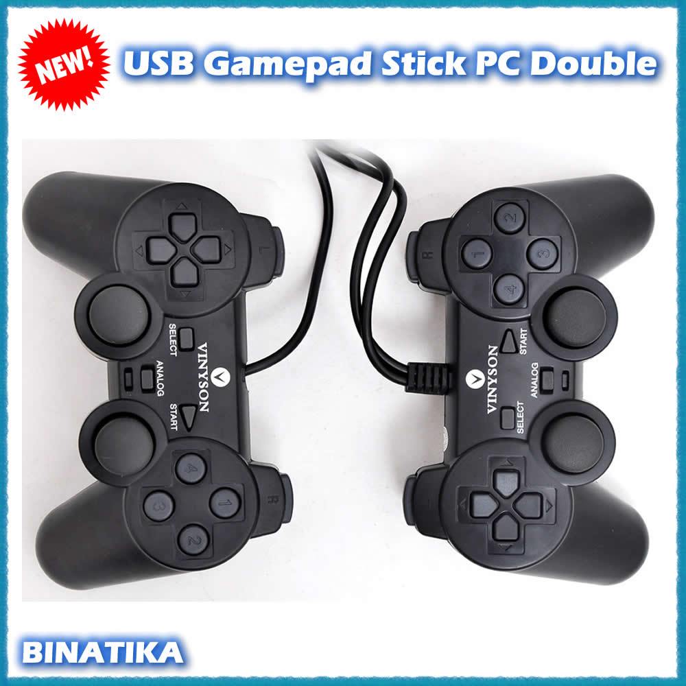 Jual USB Gamepad Double Joystick USB Stick PC Double | Shopee Indonesia