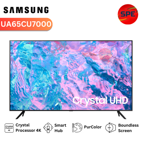 Jual SMART TV SAMSUNG 65 Inch UHD 4K UA65CU7000KXXD GARANSI RESMI ...