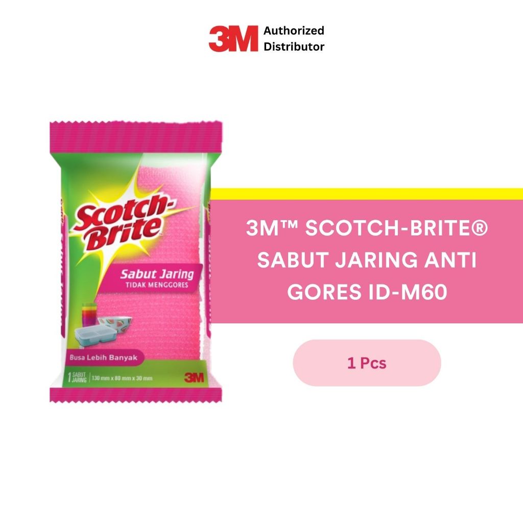 Jual Scotch-Brite Sabut Jaring Anti Gores ID-M60 | Shopee Indonesia
