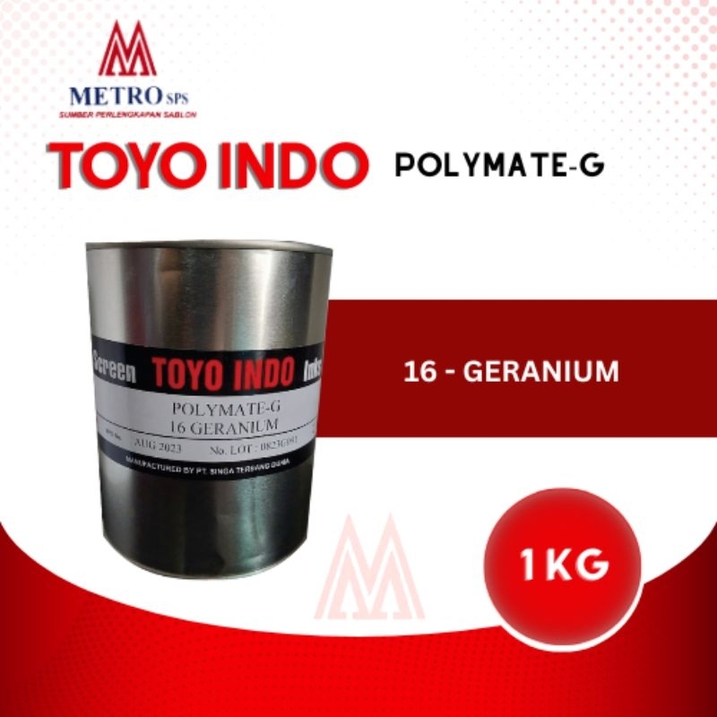 Jual Polymate Toyo Indo Geranium 1 KG | Shopee Indonesia