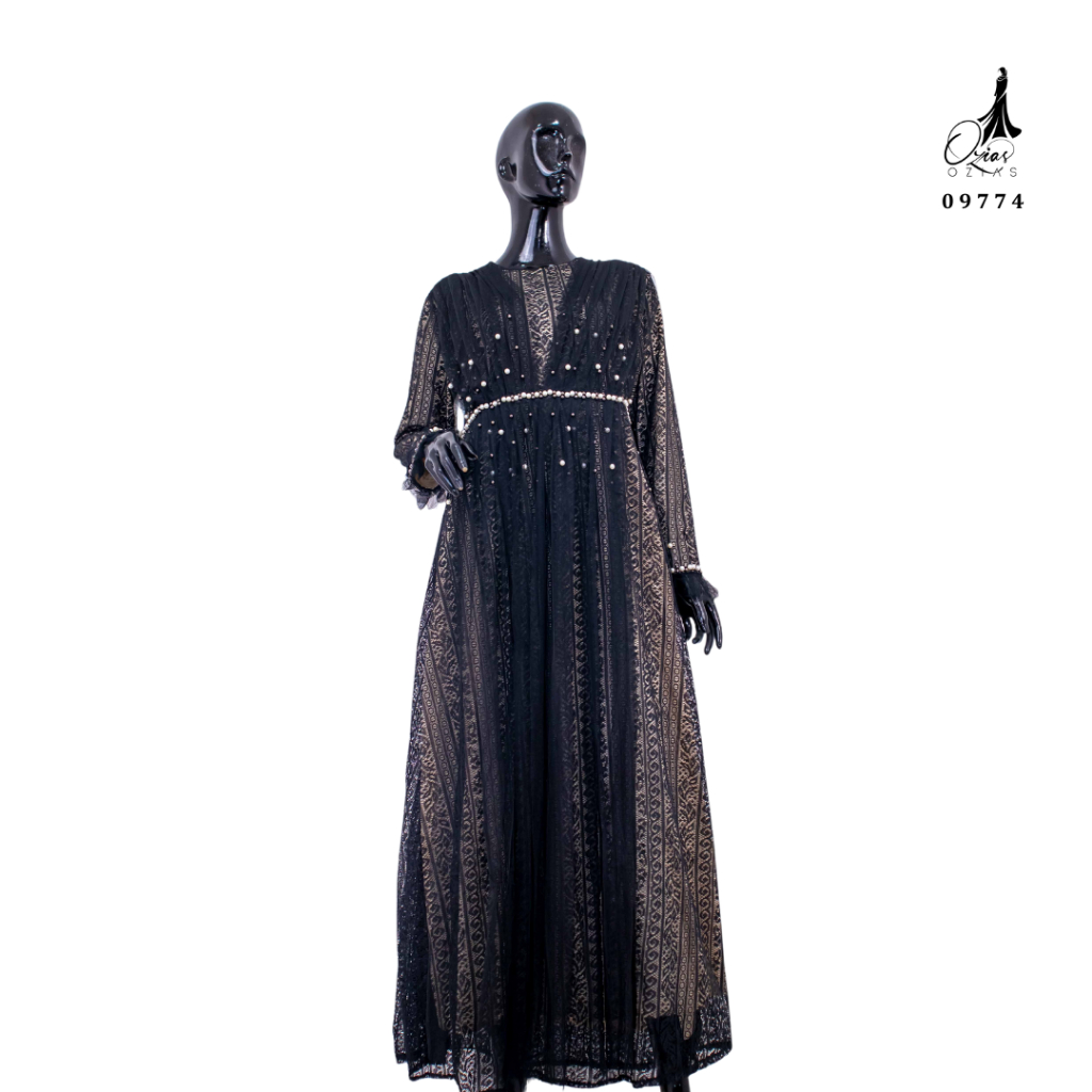 Jual Ozias - Gamis Brokat Amelia 09744 LD 105 I Gamis Fashion Muslimah I Gamis Kondangan Remaja ...