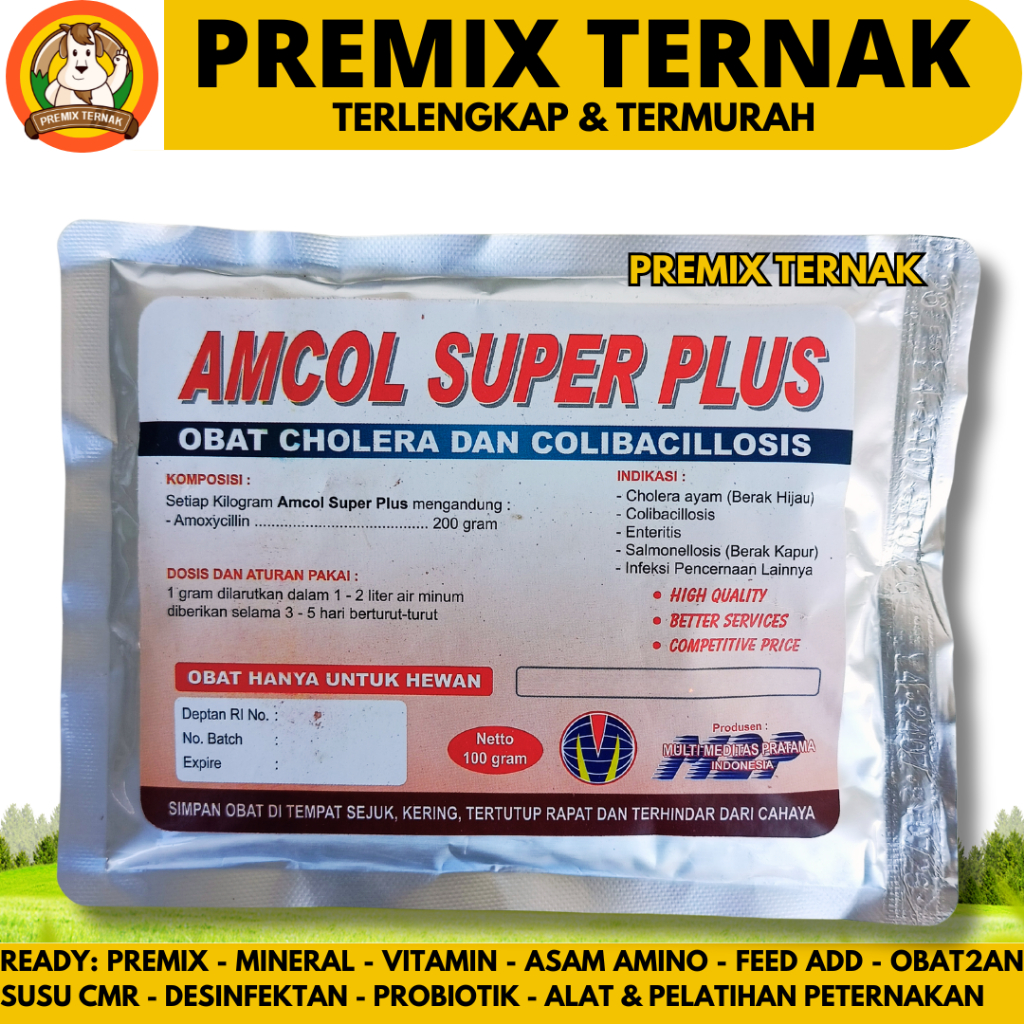 Jual AMCOL SUPER PLUS 100 GRAM M2P - Obat Pilek Ngorok Snot ...