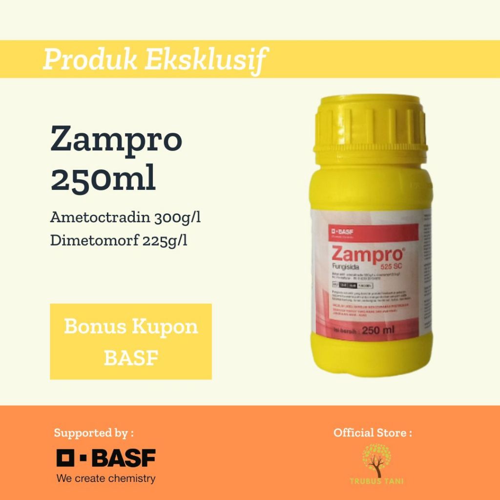 Jual Fungisida Zampro 525 SC isi 250ml yang bersifat sistemik dan ...