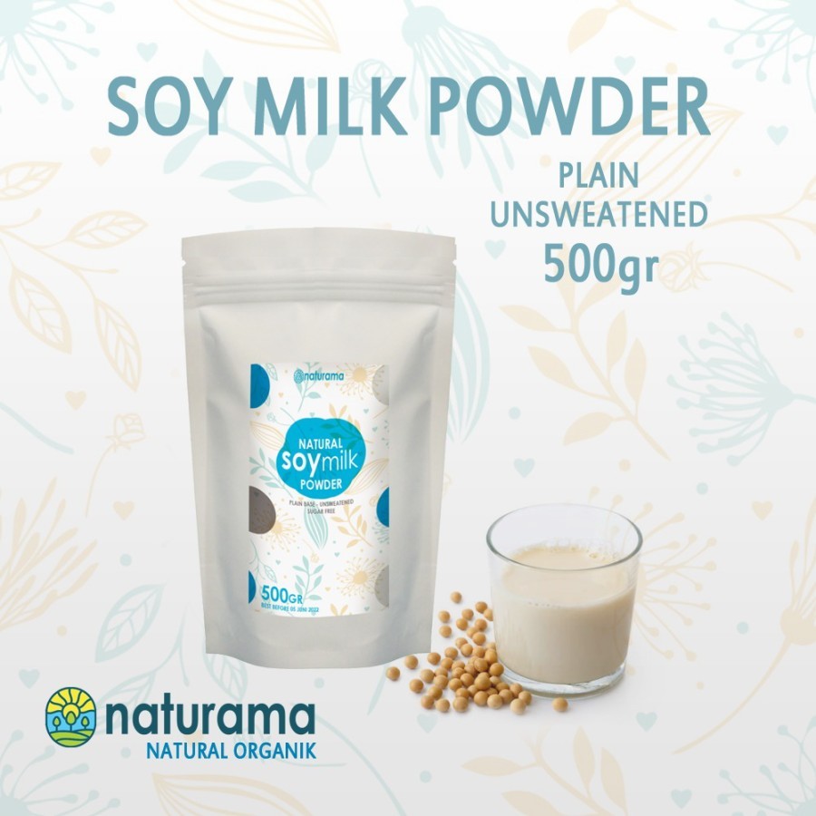 Jual Naturama Soy milk powder 500 gram bubuk susu kedelai organik ...