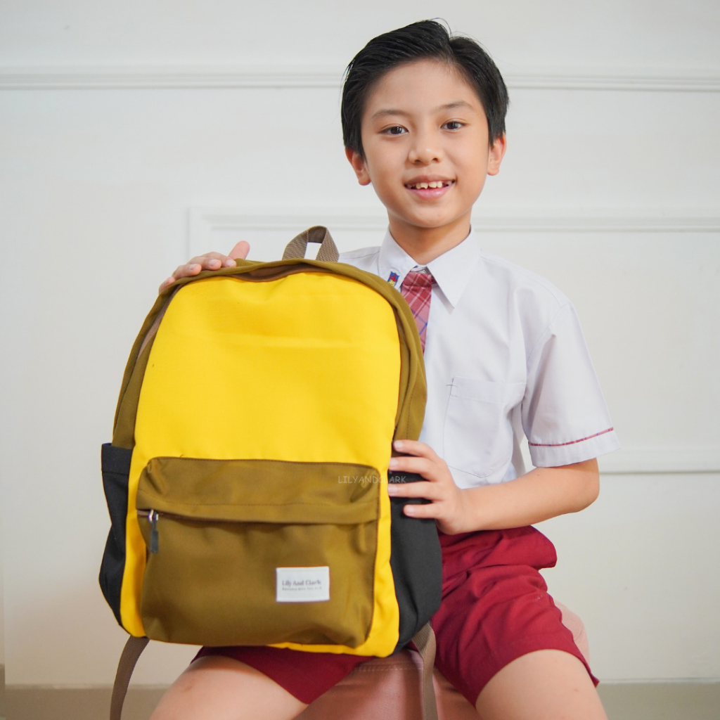 Jual LILY AND CLARK Tas Ransel Anak warna Combine Mocca, Hitam ...