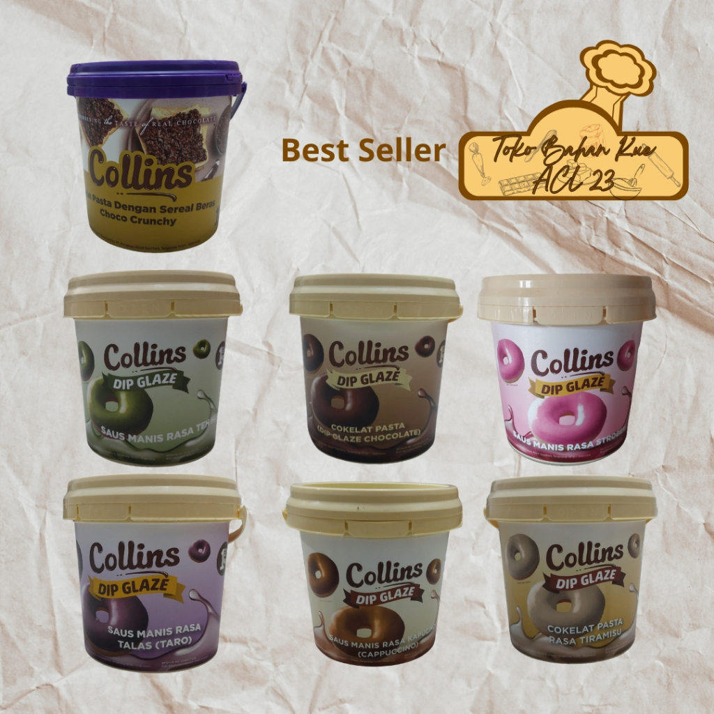 Jual Collin Glaze/Collins Glaze/Glaze/Dip Glaze/Topping Varian 1 Kg ...