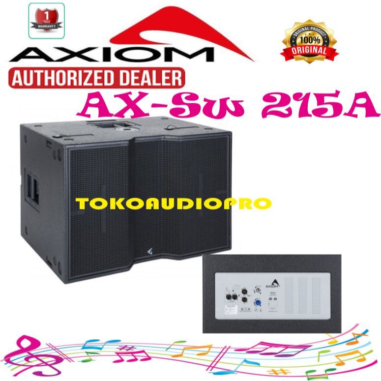 Jual Sub Axiom AX SW215A Dual 15-Inch Aktif Subwoofer Axiom Ax SW-215A ...