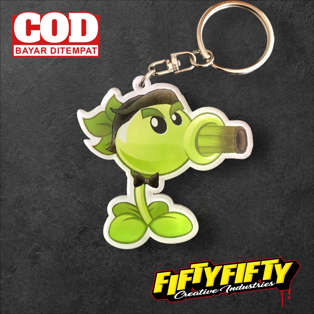 Jual Gantungan Kunci Karakter REPEATER 2 Plants Vs Zombies Keychain ...