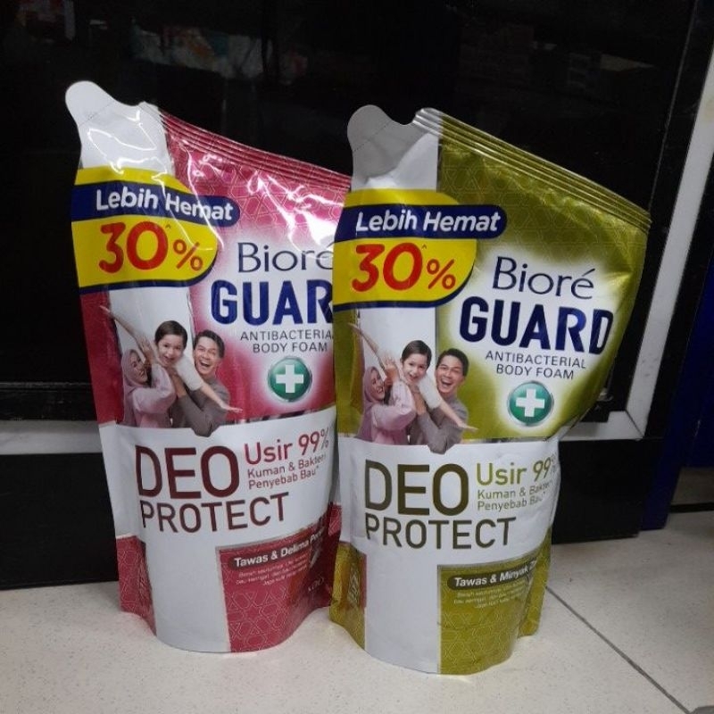 Jual Biore Guard Antibacterial Body Foam 800ml Deo Protect Tawas 800ml ...