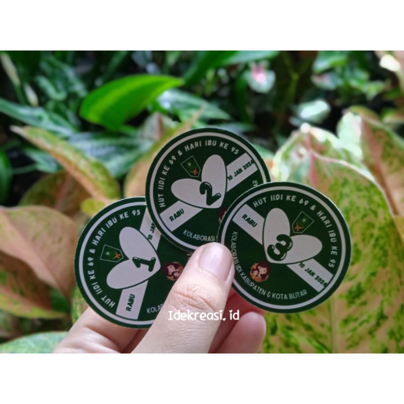 Jual Stiker Bulat Custom ( Free Design) | Shopee Indonesia