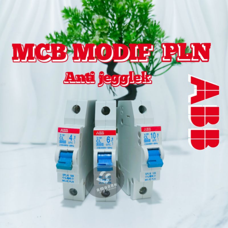Jual Mcb Pln Abb MCB Anti jegglek modifikasi Amper di jamin | Shopee Indonesia