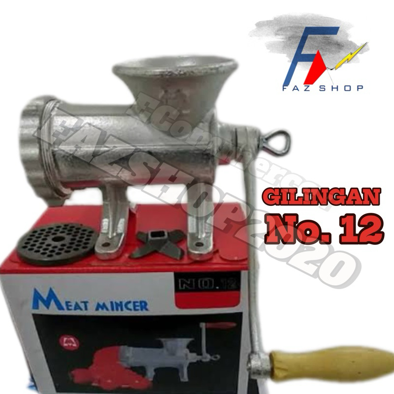Jual gilingan daging serbaguna no 12 / gilingan daging ikan kacang ...