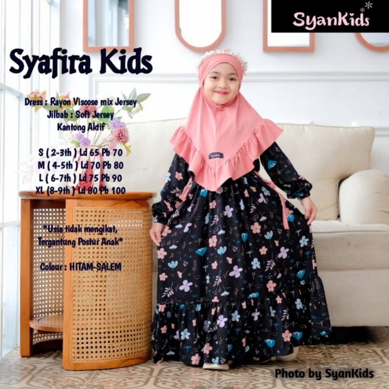 Jual Gamis Anak Syafira Kids Set Jilbab Syari By SyanKids Usia 2 Sampai ...