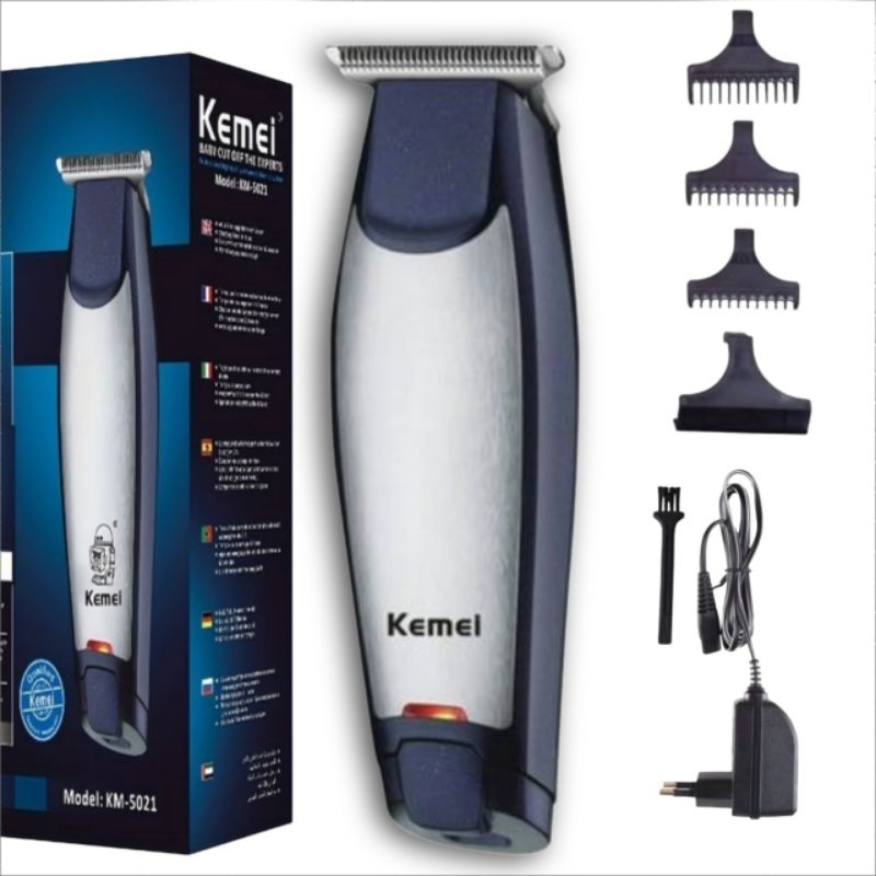 Jual ORIGINAL KEMEI 5021 ALAT MESIN CUKUR RAMBUT JENGGOT KUMIS KM 5021 HAIR CLIPPER | Shopee ...
