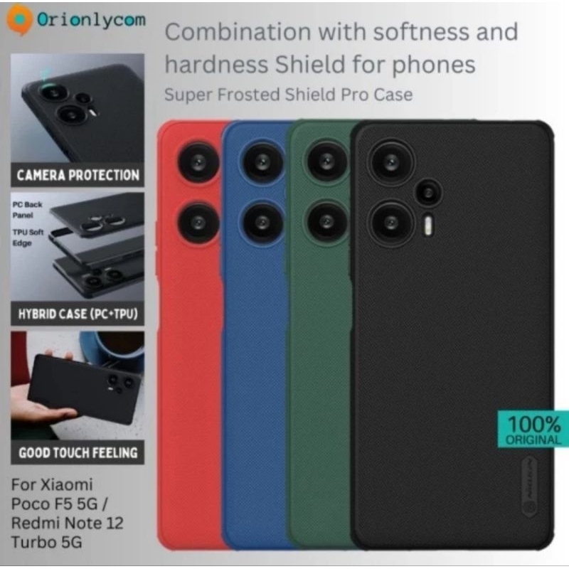 Jual Case Xiaomi Poco F5 Nillkin Super Frosted Pro Hybrid Case | Shopee ...