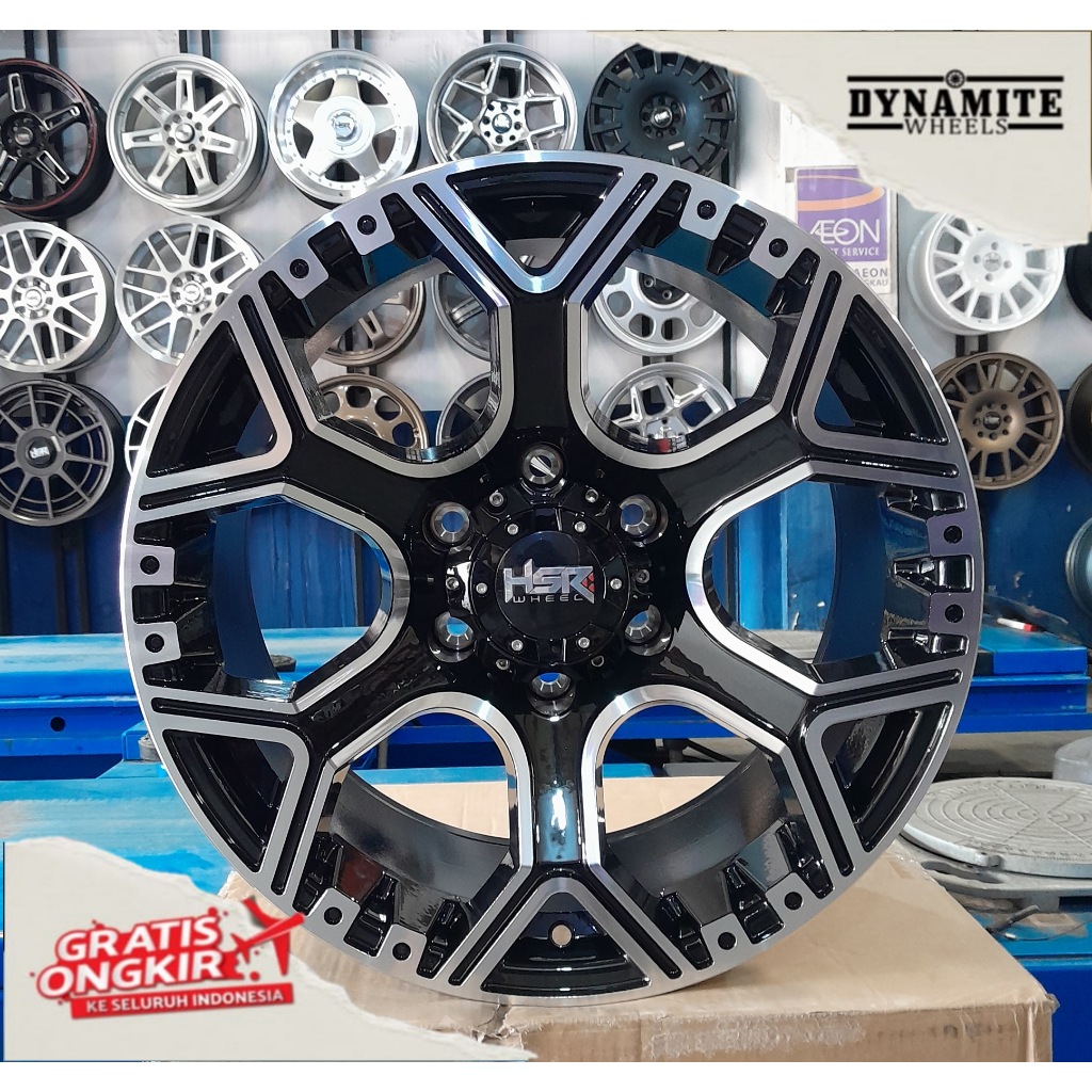 Jual Velg Racing R18 Mobil Fortuner Velg Mobil HSR OKSIBIL 6025 Ring 18 ...