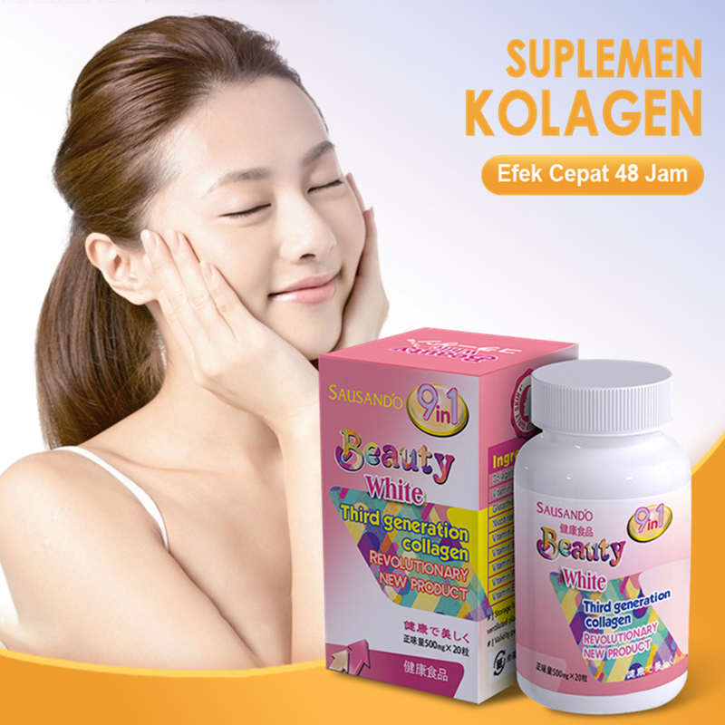 Jual SAUSANDO Kecantikan Kolagen Glutacid Glutathione (20 Buah) Asli ...