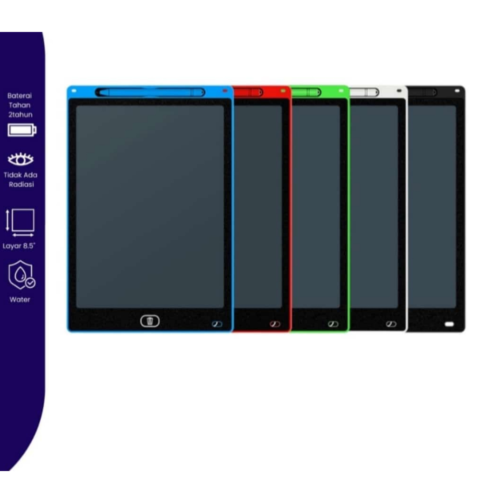 Jual Alat Tulis LCD 8.5" Writing Tablet Board Pad Drawing Magic Book ...