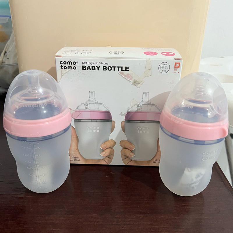 Jual COMO TOMO BABY BOTTLE TWIN PACK 250ml / BOTOL COMOTOMO BARU ...