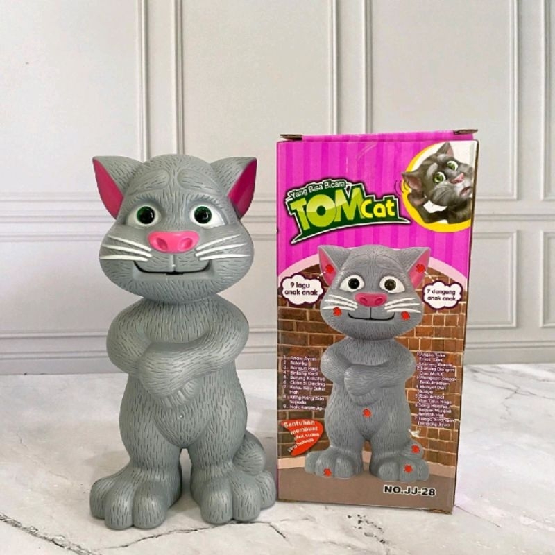 Jual Tom Cat Boneka Kucing Bicara Berdongeng Intelligent Talking Tomcat ...