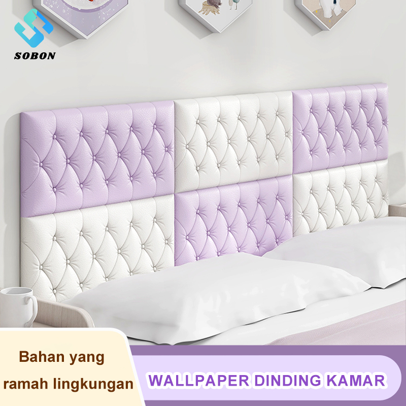 Jual Wallpaper Foam 3D/ Sticker Dinding(30x60CM) / Headboard Bed / Home ...