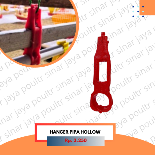 Jual Hanger Pipa Hollow Merah 2x4 34 / Inchround to round / perekat ...