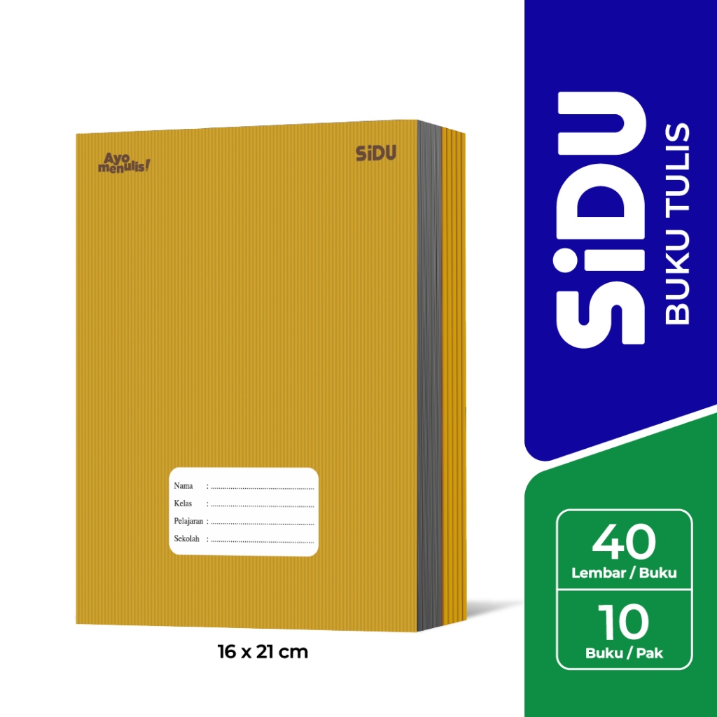 Jual SiDU Buku Tulis Kraft 40 Lembar | Shopee Indonesia