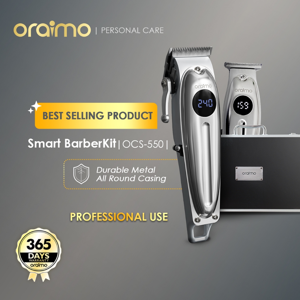 Jual oraimo Smart Barber Kit OCS-550 Dual Electric Shaver Trimmer ...