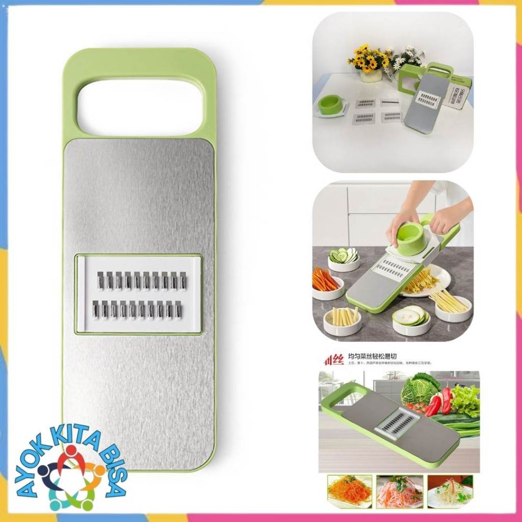 Jual AKB Alat Parutan Sayur Dan Buah 8in1 Vegetable Cutter Pemotong ...