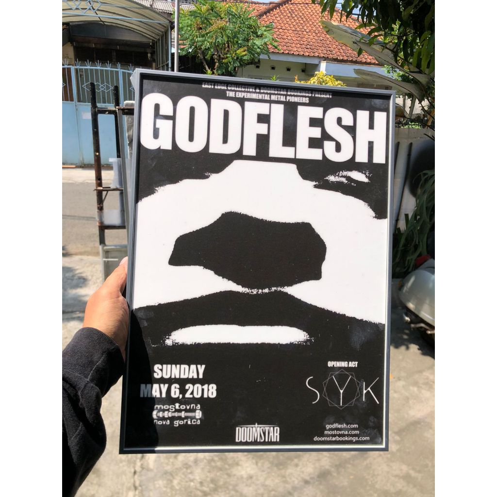 Jual Poster + Frame A3 GodFlesh | Shopee Indonesia